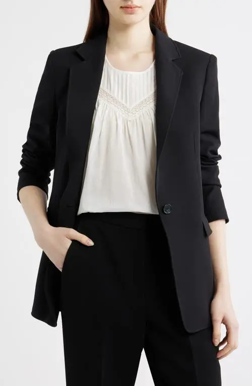 Hugo Boss Jabla One-button Crepe Blazer