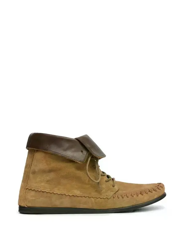 MARANT Varny Braided Lace-up Ankle Boots