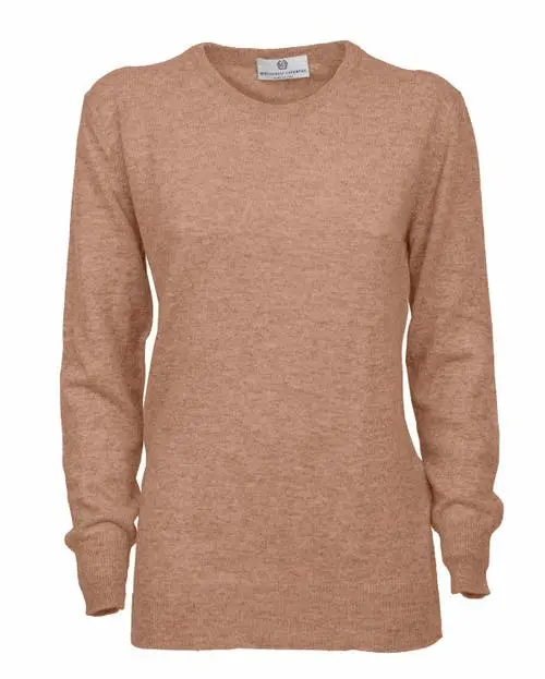 MONTICELLI CASHMERE Pure Cashmere Crewneck Sweater