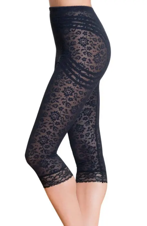 RAGO Extra Firm Leg Shaper Leggings - Black