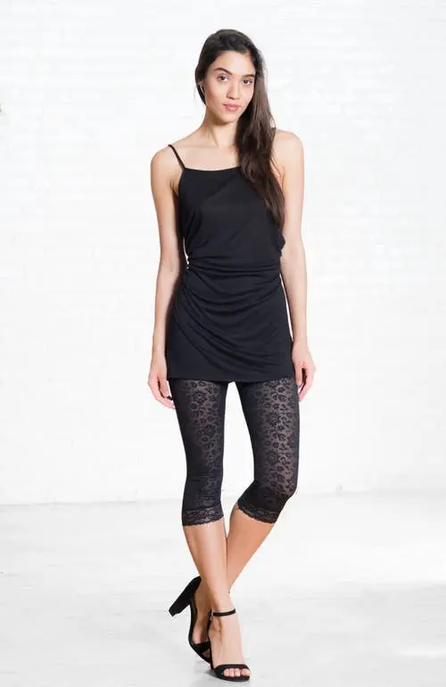 RAGO Extra Firm Leg Shaper Leggings - Black