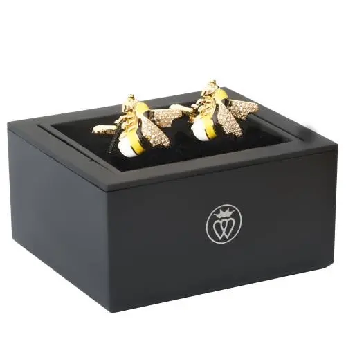 PRINCE OF SCOTS Crystal Bee Cufflinks