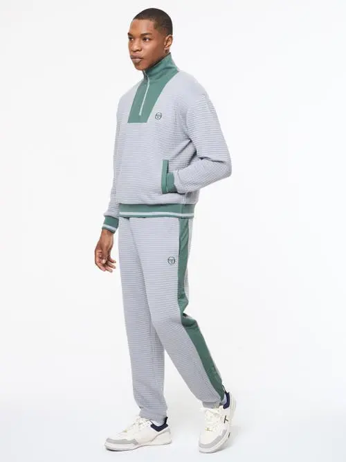 SERGIO TACCHINI Netto Quarter Zip Pullover - Sleet
