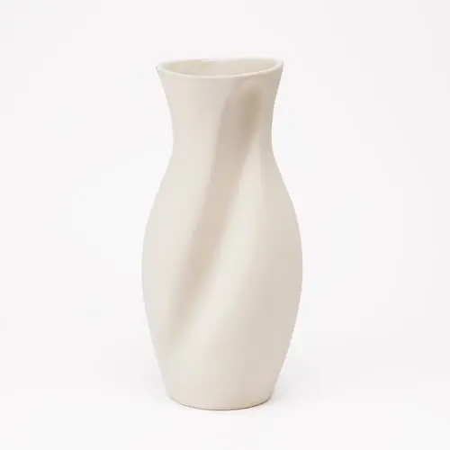 DUMAE Helena Vase - Raw Blanc
