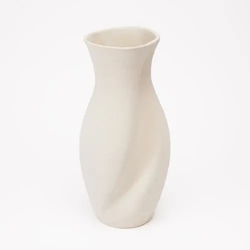 DUMAE Helena Vase - Raw Blanc