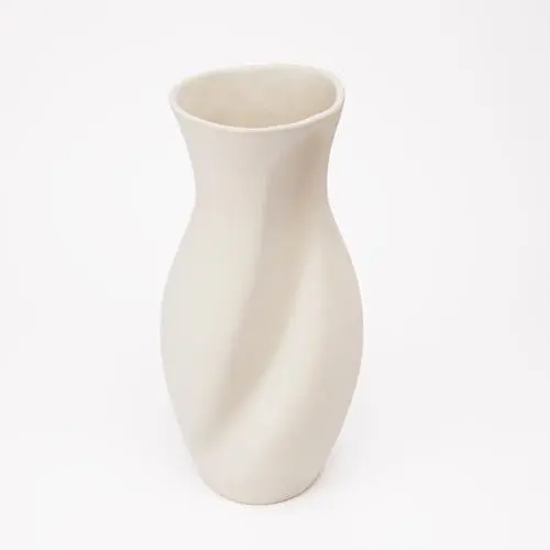 DUMAE Helena Vase - Raw Blanc