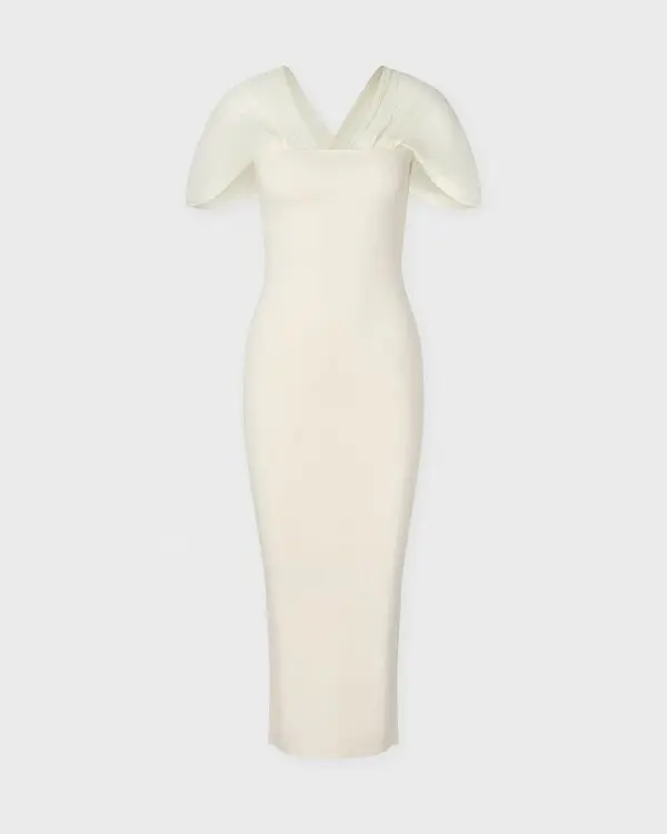 LEONÍ Indira Silk-georgette Dress