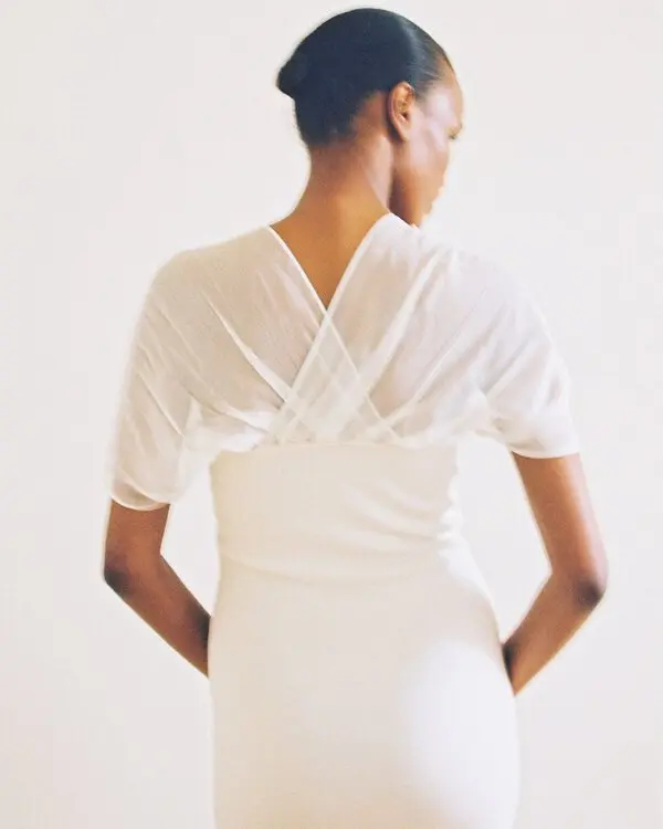 LEONÍ Indira Silk-georgette Dress
