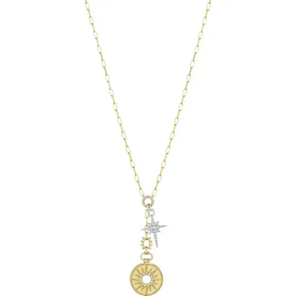 Hueb Penka 18k Gold Diamond Charm Necklace - Yellow Gold