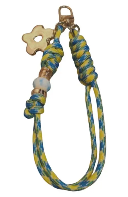 MACRAE & CO. Bag Charm With Braided Cording - Gold