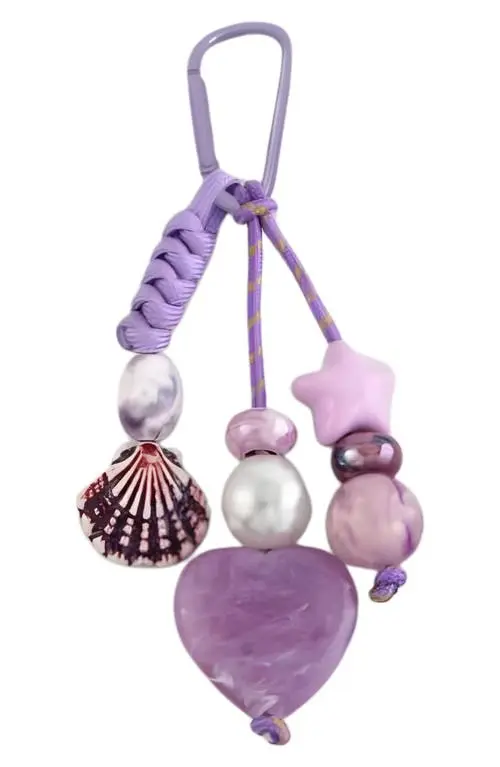 MACRAE & CO. Seashells Bag Charm - Purple