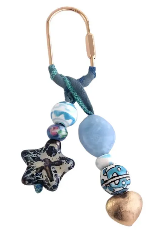 MACRAE & CO. Starfish Wonder Bag Charm - Blue