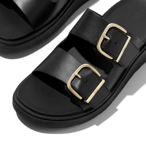 Fitflop Buckle Two-bar Sandal - Black