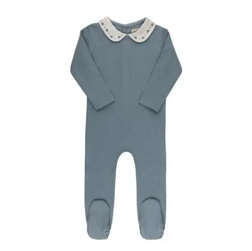 ELY'S & CO. Keepsake Collection Footie - Blue