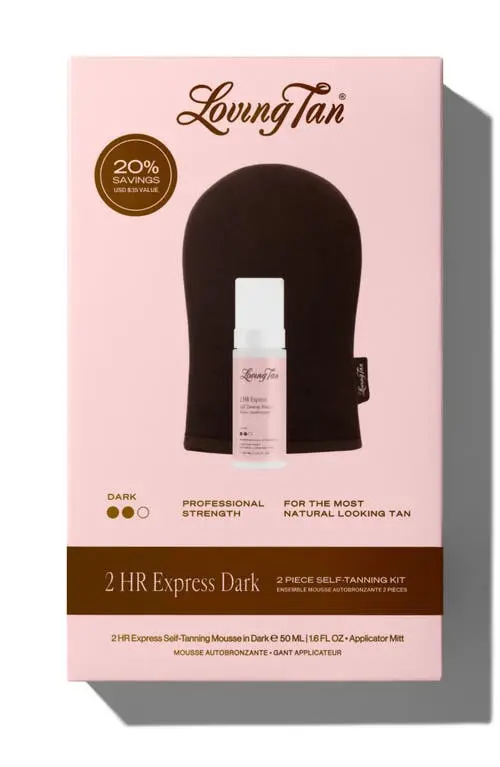 LOVING TAN 2hr Express Self-tanning Kit - Dark