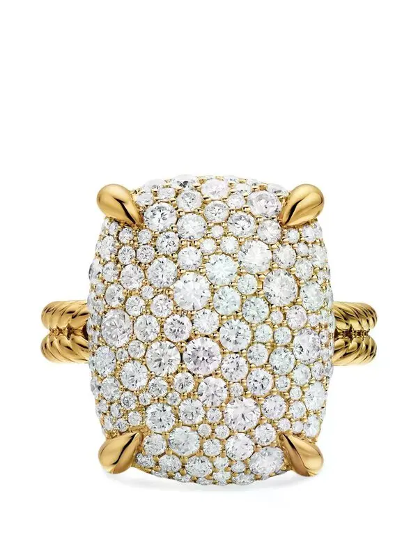 David Yurman Chatelaine Elongated Ring - Gold