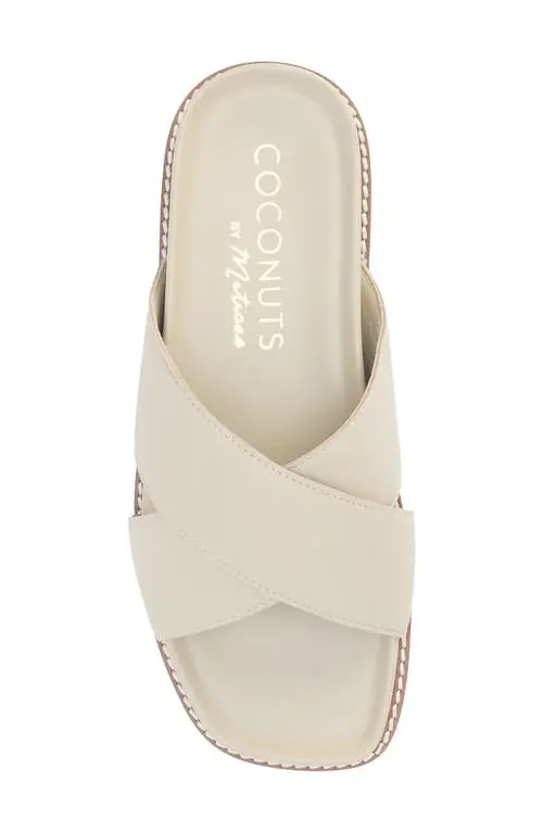 Matisse Hannah Slide Sandal - Bone Leather