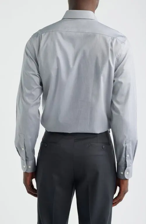 Hickey Freeman Modern Fit Pima Cotton Dress Shirt