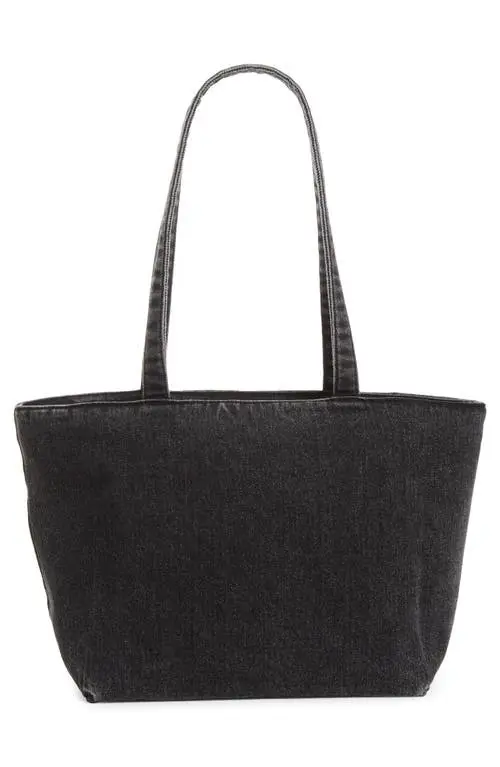 Alexander Wang Medium Punch Denim Tote - Grey Aged