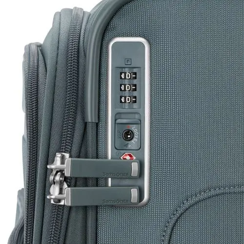 SAMSONITE Silhouette 18 Softside Expandable Checked Spinner Luggage - Black