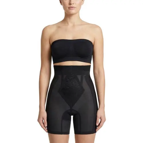 RAGO Firm Control High Waist No Top Roll Girdle - Black