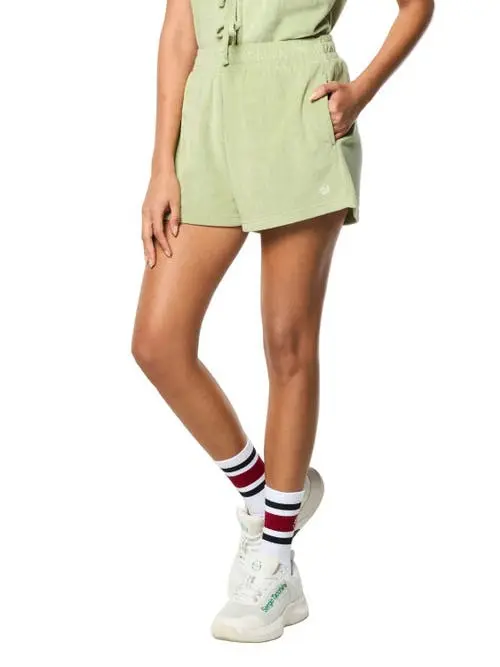SERGIO TACCHINI Edda Terry Toweling Shorts - Reseda