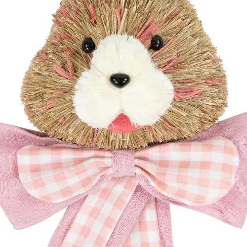 NORTHLIGHT Easter Bunny With Bow Hanging Wall Decoration21