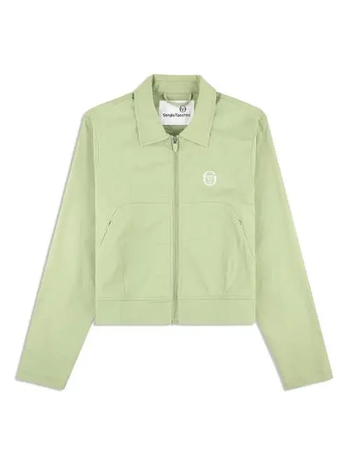 SERGIO TACCHINI Aria Cropped Track Jacket - Reseda