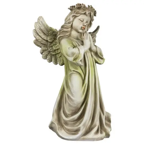 NORTHLIGHT 27" Praying Angel Standing Outdoor Garden Statue