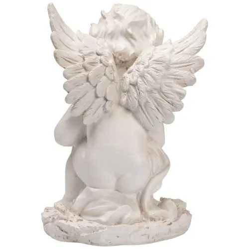 NORTHLIGHT Reaching Cherub Angel Outdoor Garden Statue12