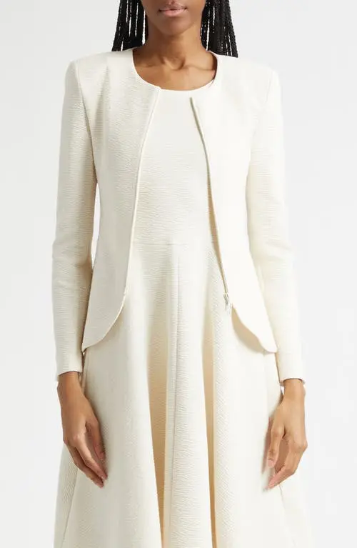 Emporio Armani Jersey Jacket - Solid White
