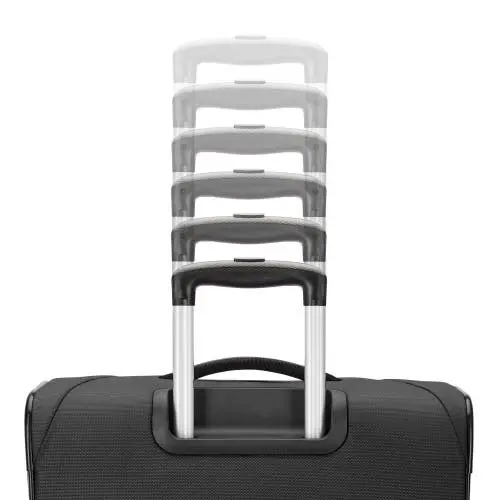 AMERICAN TOURISTER 4 Kix 3.0 Softside 24-in Checked Spinner - Black
