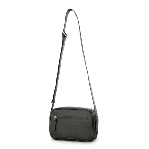 SAMSONITE Leather Crossbody Bag - Olive