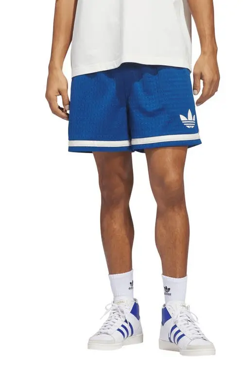 Adidas Originals Mesh Basketball Shorts - Dark Marine/ivory/