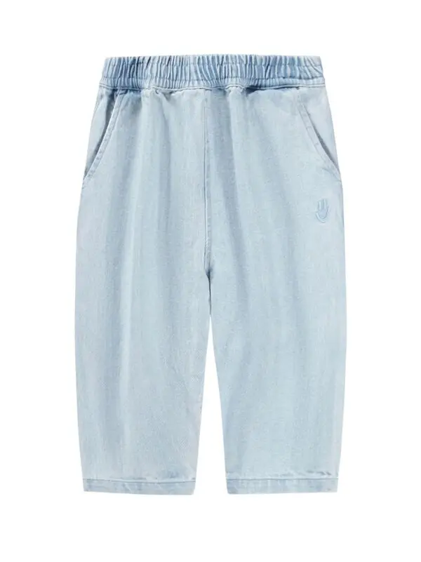 MOLO Sois Woven Organic Cotton Pants - Blue