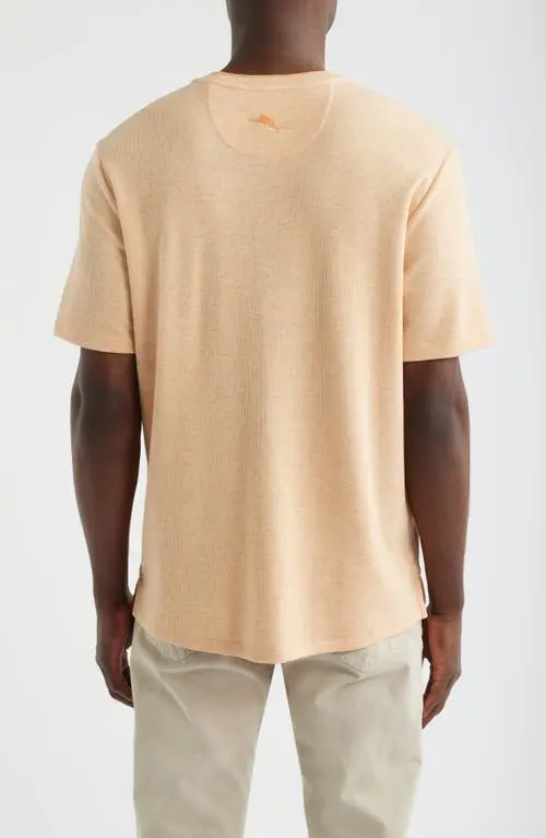 Tommy Bahama Lido Sands Short-sleeve Henley - Nectarine
