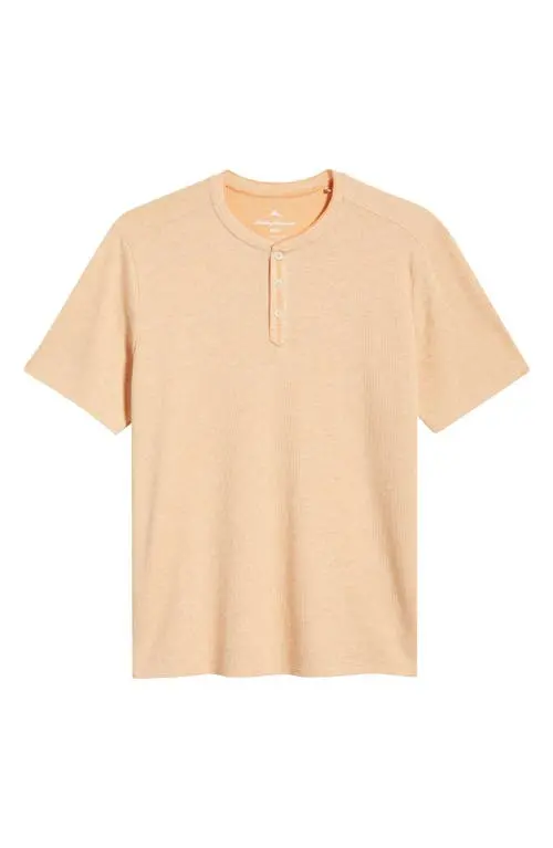 Tommy Bahama Lido Sands Short-sleeve Henley - Nectarine