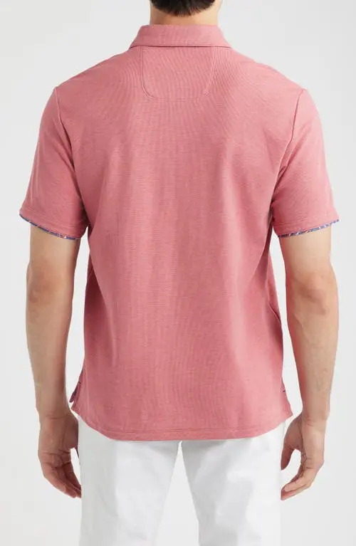 Tommy Bahama Geo Rio 5 O'clock Islandzone® Polo - Raspberry Wine Heather