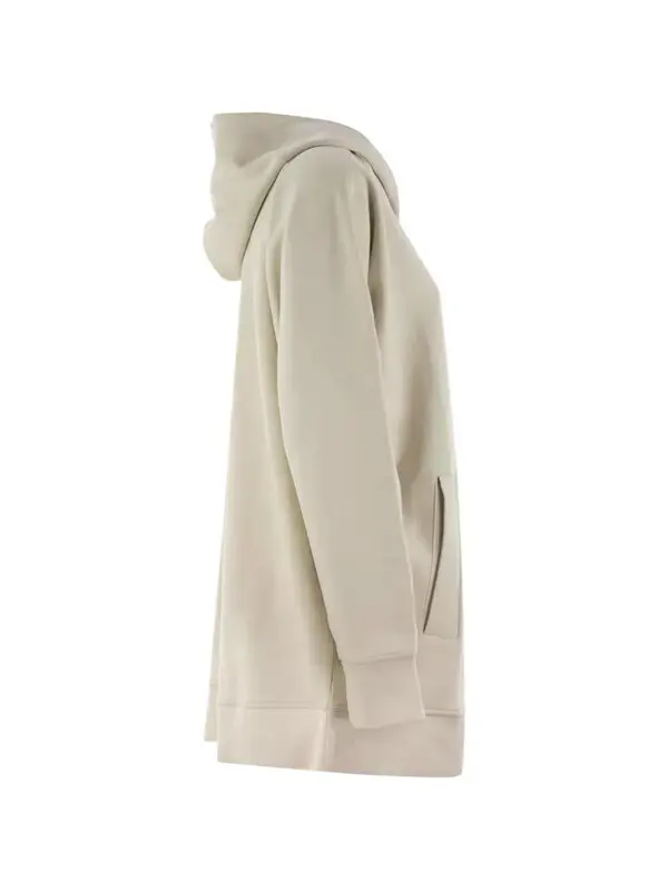 Max Mara Logo-embroidered Hoodie - Neutrals