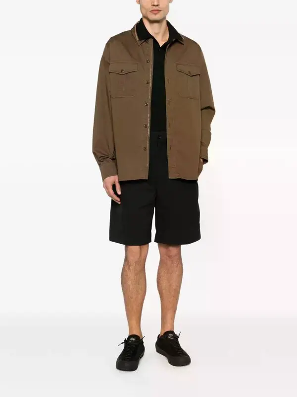Moncler Button Pockets Jacket - Brown