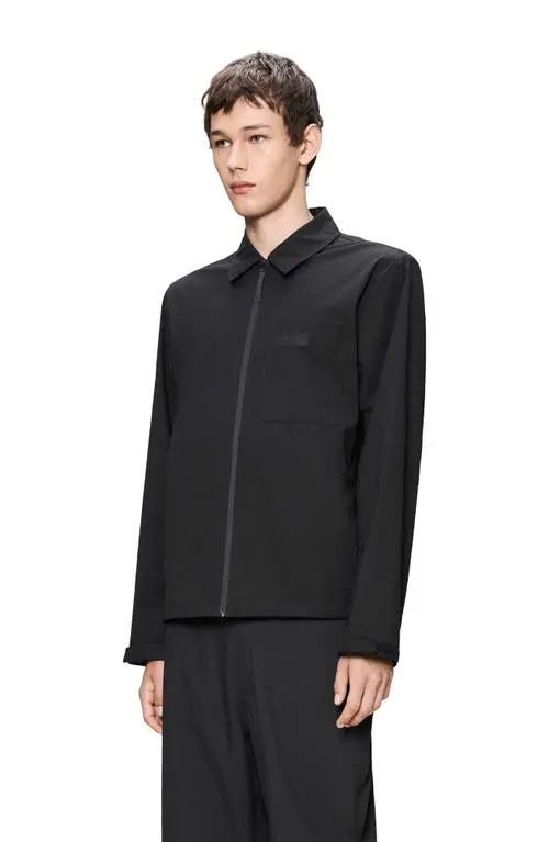Rains Mito Water Repellent Overshirt - Black