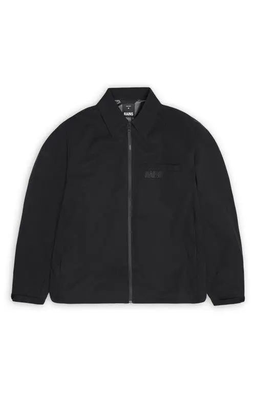 Rains Mito Water Repellent Overshirt - Black