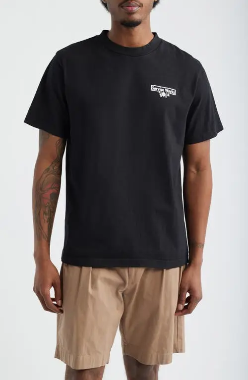 SERVICE WORKS Pigment Dyed Organic Cotton T-shirt