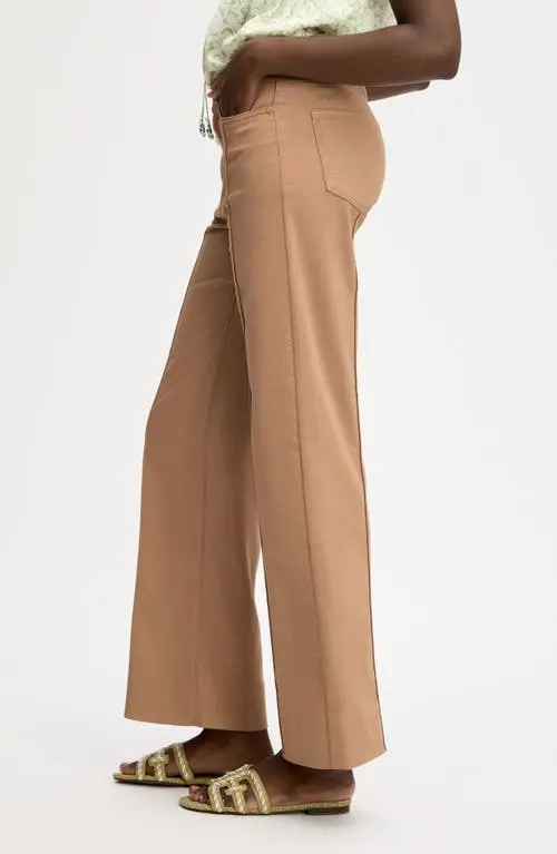 Sam Edelman Pintuck Wide Leg Trouser Jeans - Dune