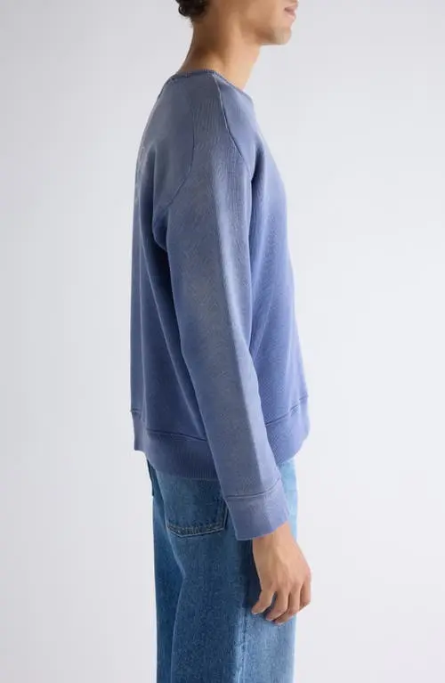 Acne Studios Fema U Sunkissed Cotton Sweatshirt - Navy