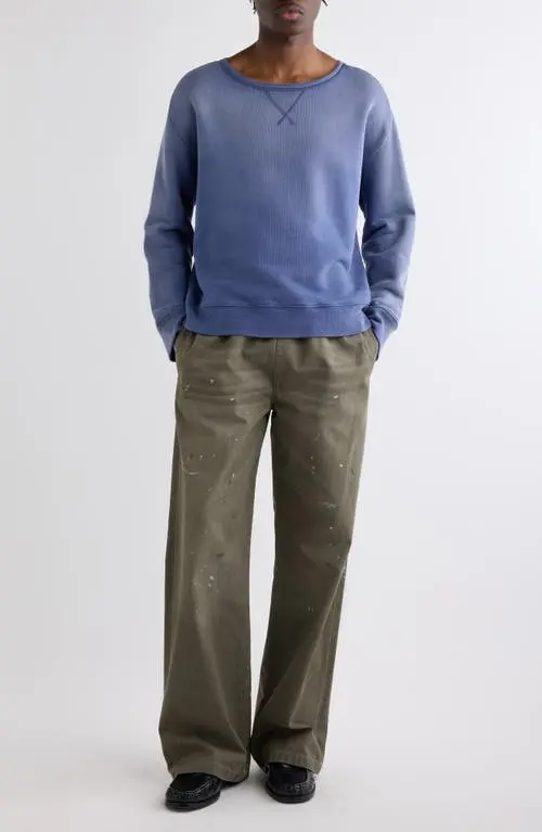 Acne Studios Fema U Sunkissed Cotton Sweatshirt - Navy