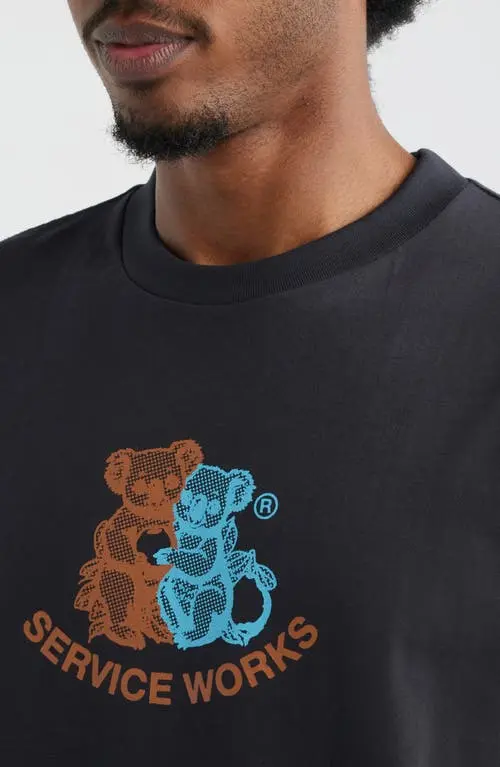 SERVICE WORKS Family Fruit Organic Cotton Graphic T-shirt