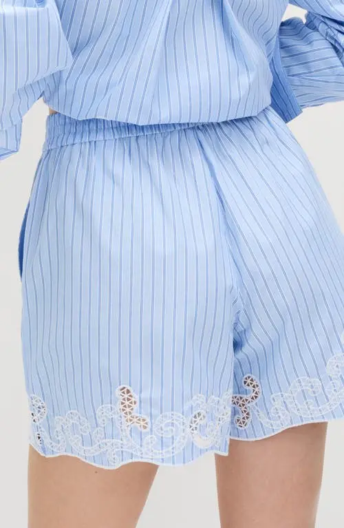M&s Embroidery Stripe Shorts