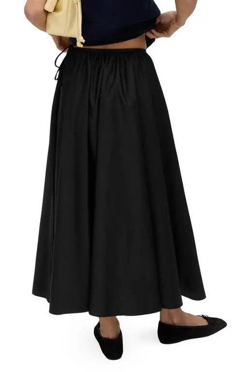 M&s Flowy Taffeta Skirt