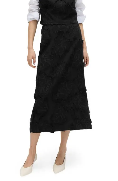M&s A-line Jacquard Skirt